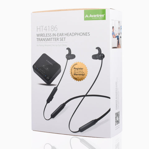 Wireless Headphones Earbuds for TV Watching | Avantree