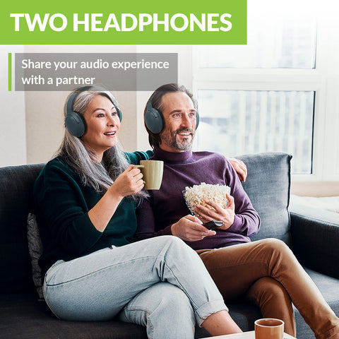 2.4G Dual Wireless Headphones for TV | Avantree Duet