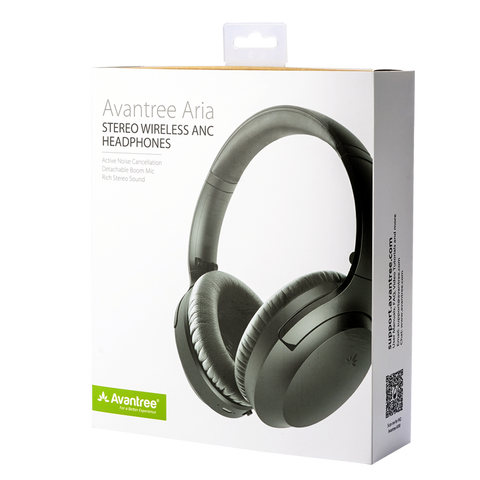 Bluetooth Headphones with Active Noise Cancellation – Avantree