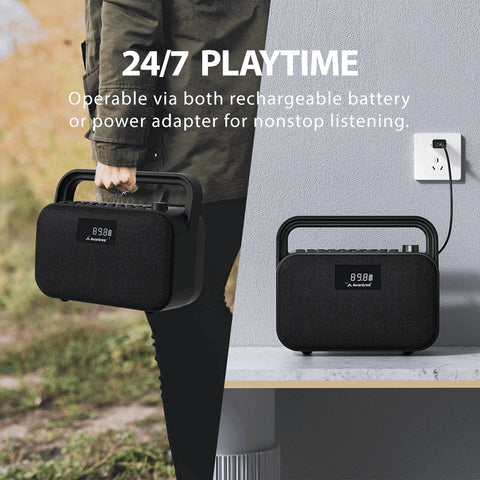 Portable Bluetooth Radio Speaker | Avantree PowerByte
