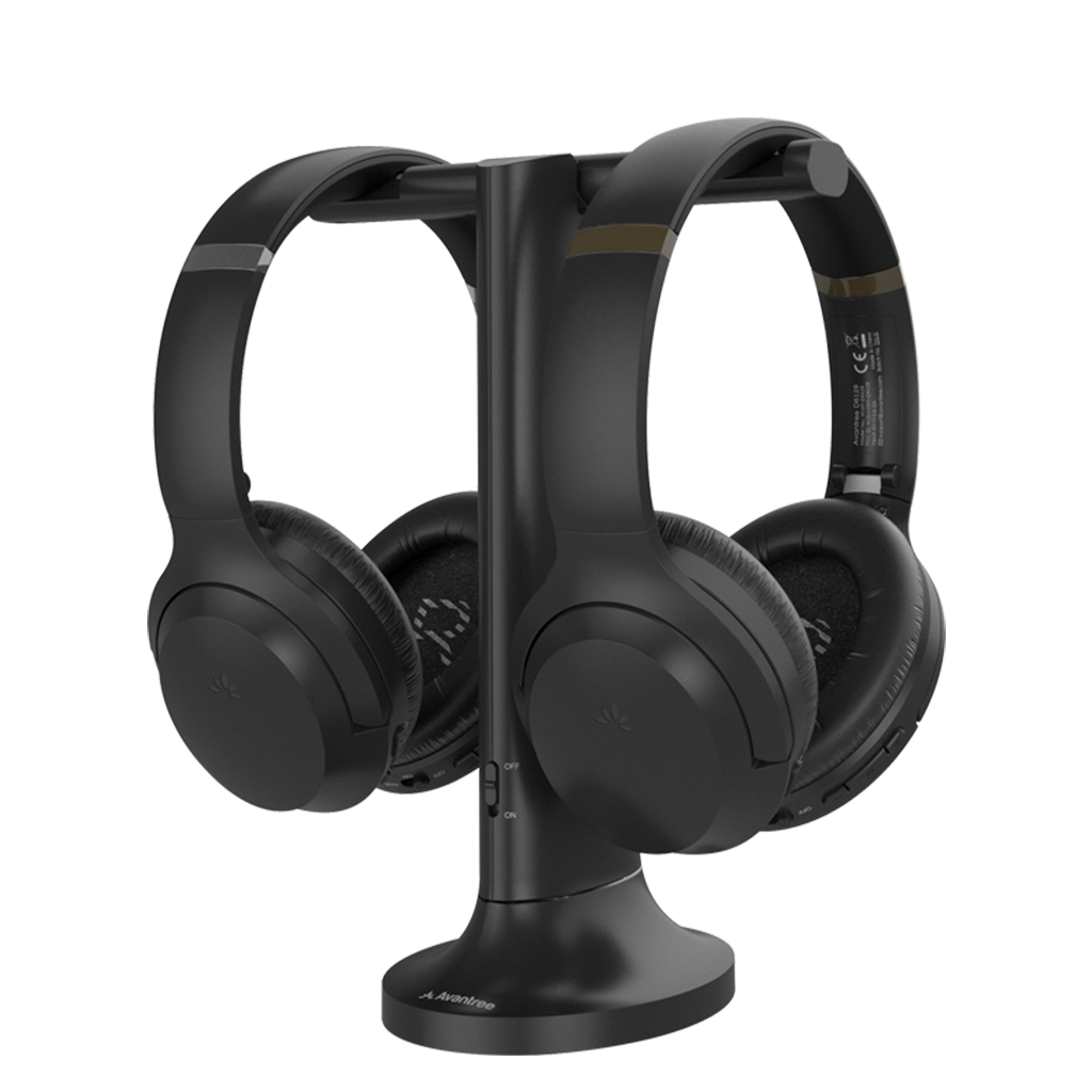 2.4G Dual Wireless Headphones for TV | Avantree Duet